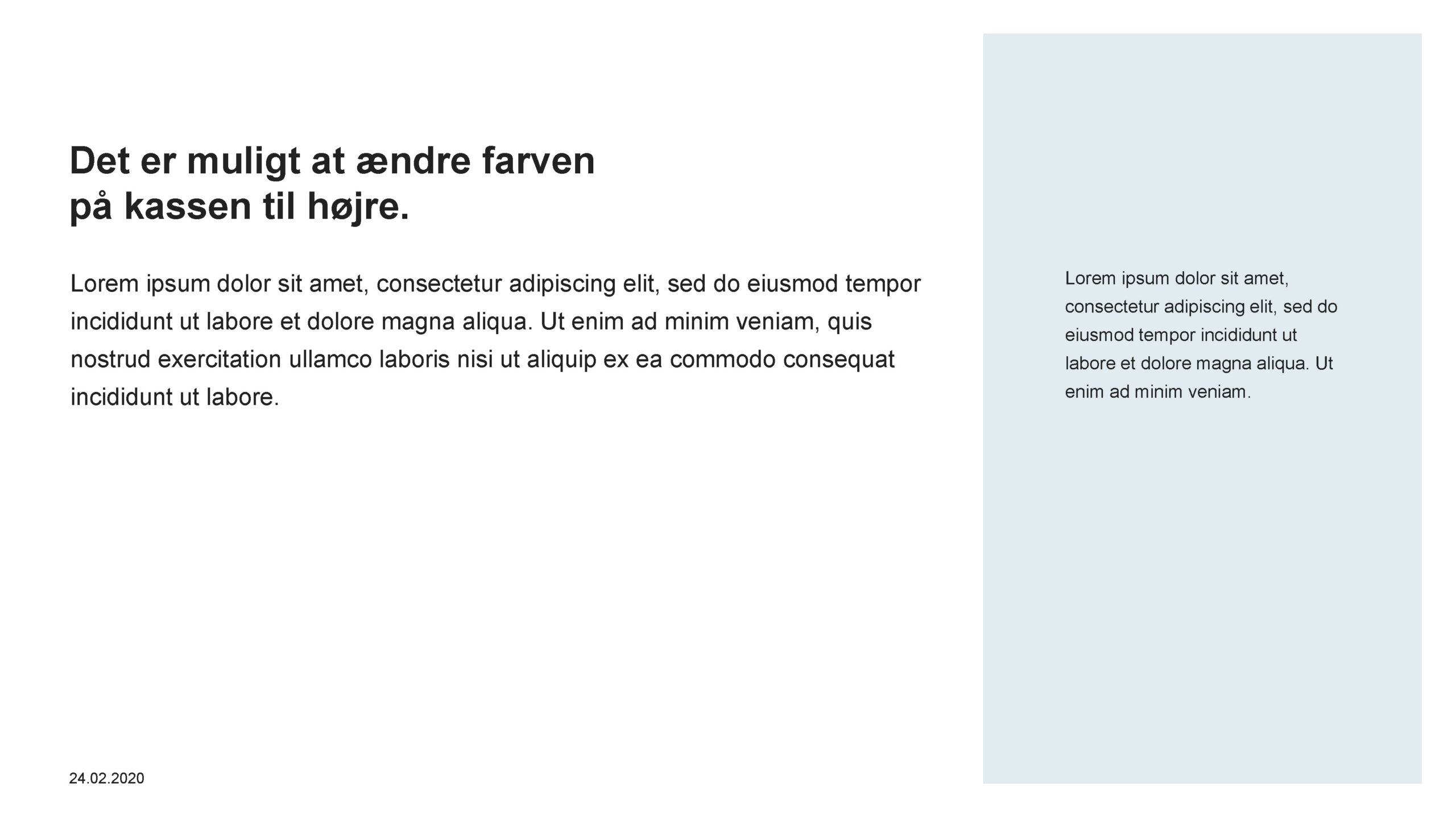Topdanmark PowerPoint design 2019 – Ialign
